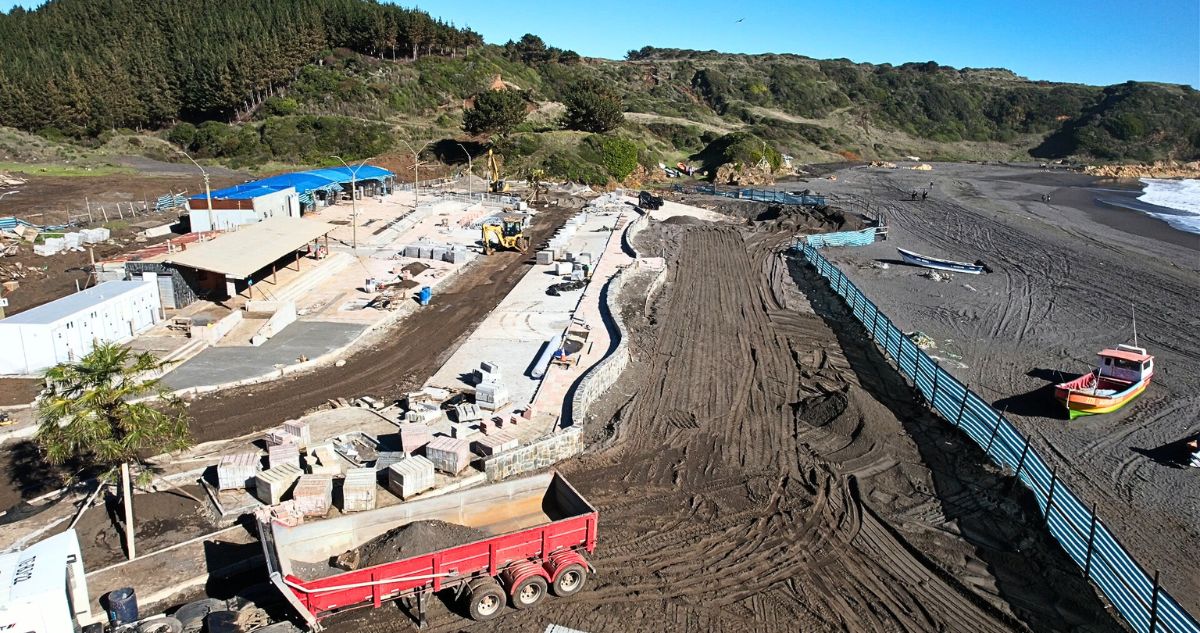 Remodelación de Caleta Rinconada, en Cobquecura, lleva un 77% de avance ...