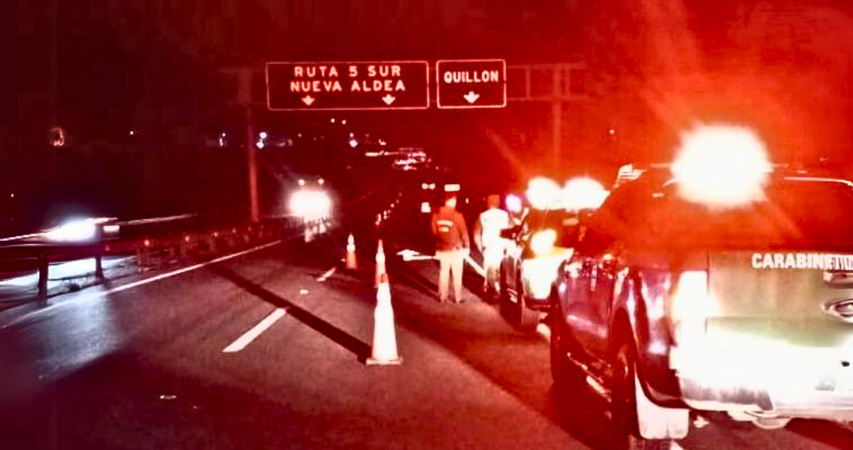 Fatal accidente corta parcialmente el tránsito en Ruta del Itata: hay un fallecido - La Fontana