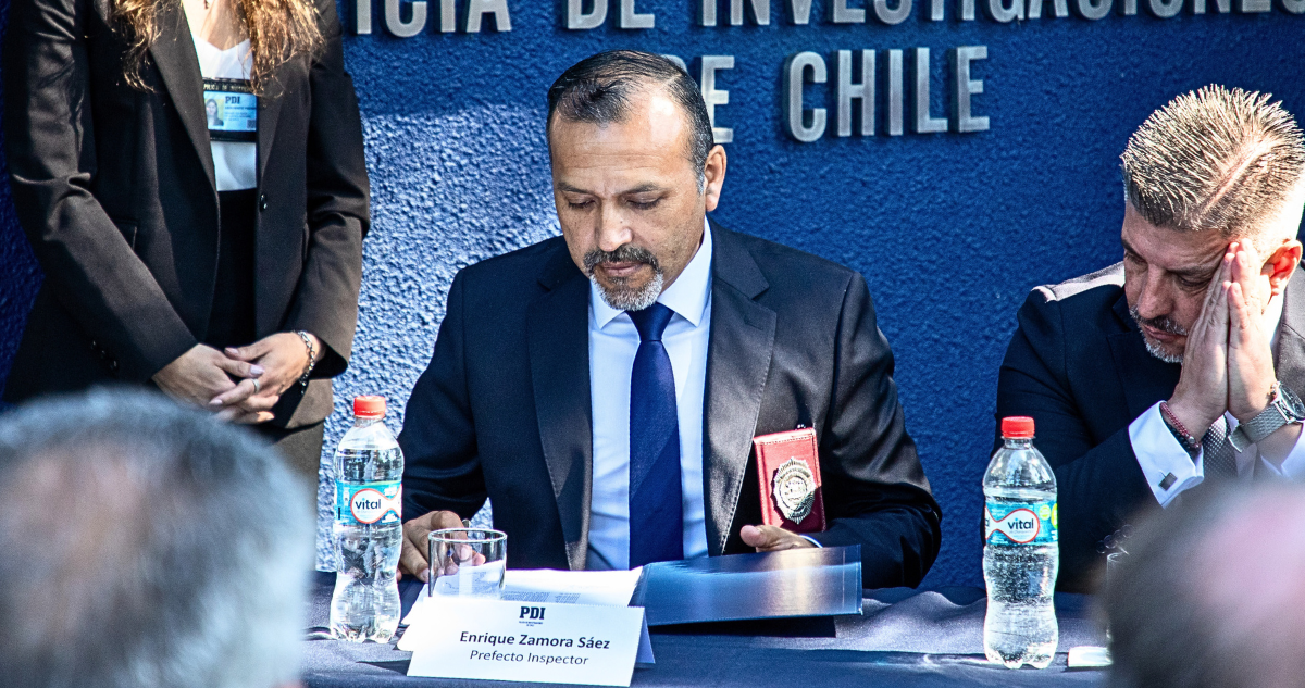 PDI Ñuble tiene nuevo jefe: prefecto inspector Enrique Zamora asume el ...